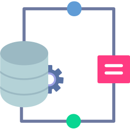 Data integration - Free technology icons