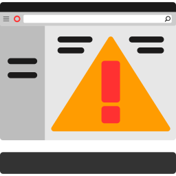 Exclamation mark - Free web icons