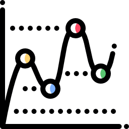 Line chart - Free business and finance icons