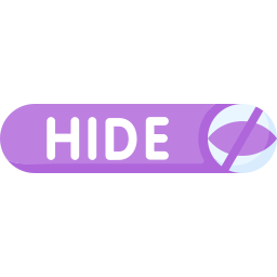 Hide - Free interface icons