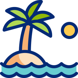 Iconos animados de Isla | Iconos animados de días festivos gratis