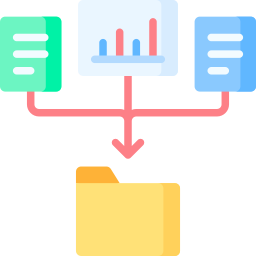 Data gathering - Free networking icons