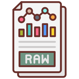 Raw data - Free business and finance icons