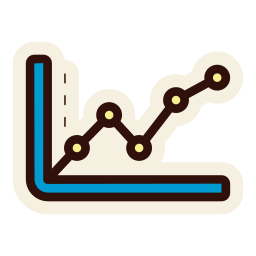 Line chart - Free business and finance icons