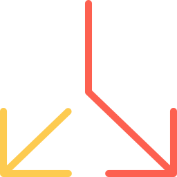 Split - Free arrows icons