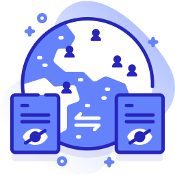 Data transfer - Free files and folders icons