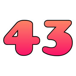 Forty three - Free education icons