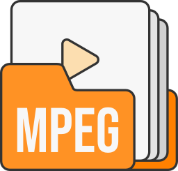 Mpeg video file - Free files and folders icons