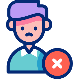 Iconos animados de Fallar | Iconos animados de usuario gratis