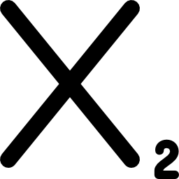 Subscript - Free signs icons