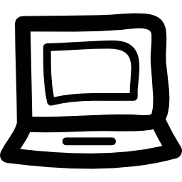 Computer doodle outline - Free computer icons