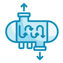 Heat exchanger - Free arrows icons