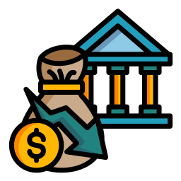 Deficit - Free business and finance icons