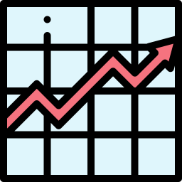 Line chart - Free business and finance icons