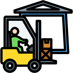 Unloading - Free industry icons