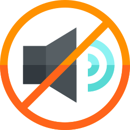 No shouting - Free signaling icons