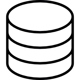 Blank database symbol - Free commerce icons