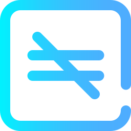 Not equal - Free education icons