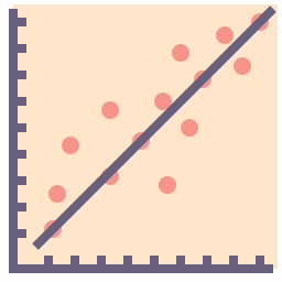 Linear regression - Free arrows icons