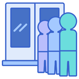 Queue - Free people icons