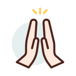 기도 - 무료 손과 몸짓개 아이콘
