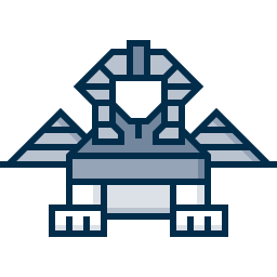 Great sphinx of giza - Free monuments icons