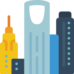 Cityscape - Free buildings icons