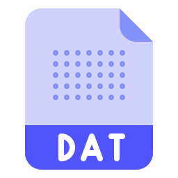 Formato dat - Iconos gratis de archivos y carpetas