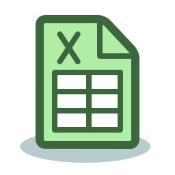 Excel - Free files and folders icons