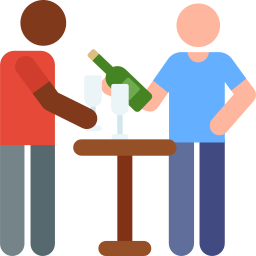 Drinking - Free people icons