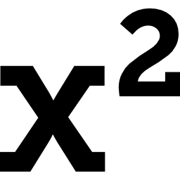 Superscript text formatting - Free interface icons