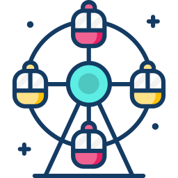 Ferris wheel - Free entertainment icons