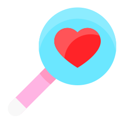 Magnifying glass - Free valentines day icons