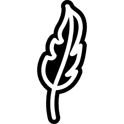 Feather outline - Free animals icons