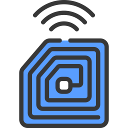 Rfid chip - Free electronics icons