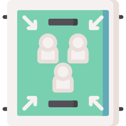 Assembly point - Free arrows icons