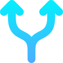 Split - Free arrows icons