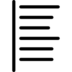 Text align left - Free interface icons