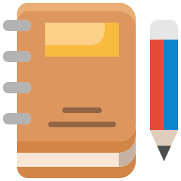 Notebook - Free education icons