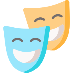 Comedy - Free art icons