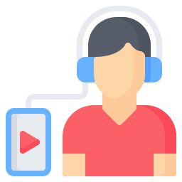 Listener - Free music icons