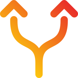 Split - Free arrows icons