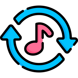 Repeat - Free music icons