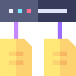 Data flow - Free networking icons