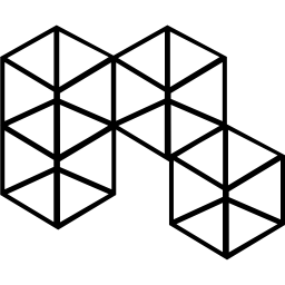 3d cubes - Free shapes icons