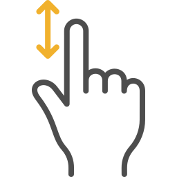 Scrolling - Free hands and gestures icons