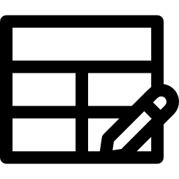 Table - Free interface icons