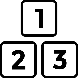 Numbers - Free shapes icons