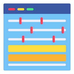 Mixing board - Free music icons