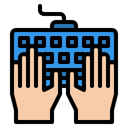 Typing - Free communications icons